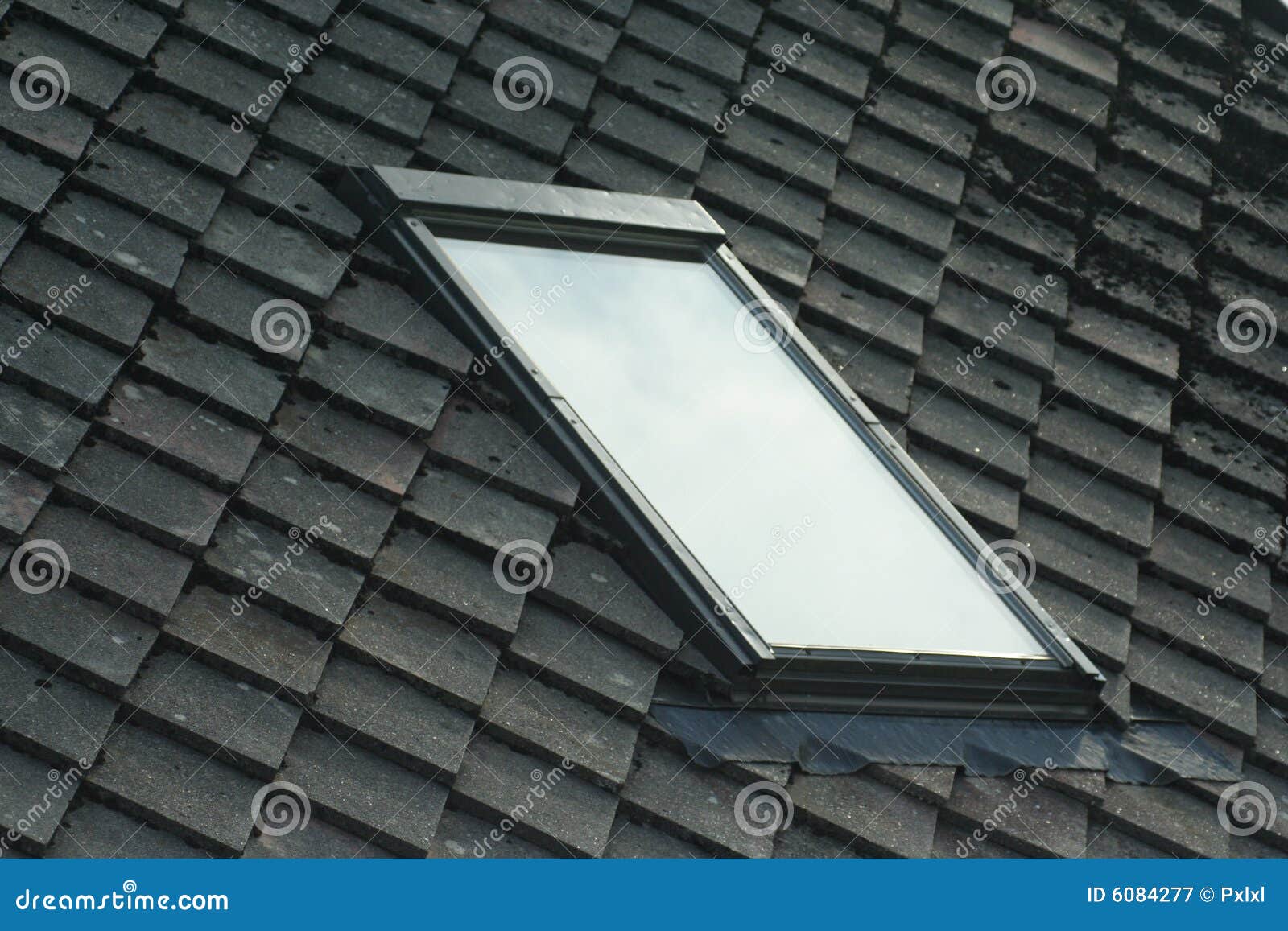 Window inside a roof stock image. Image of frence, loan - 6084277