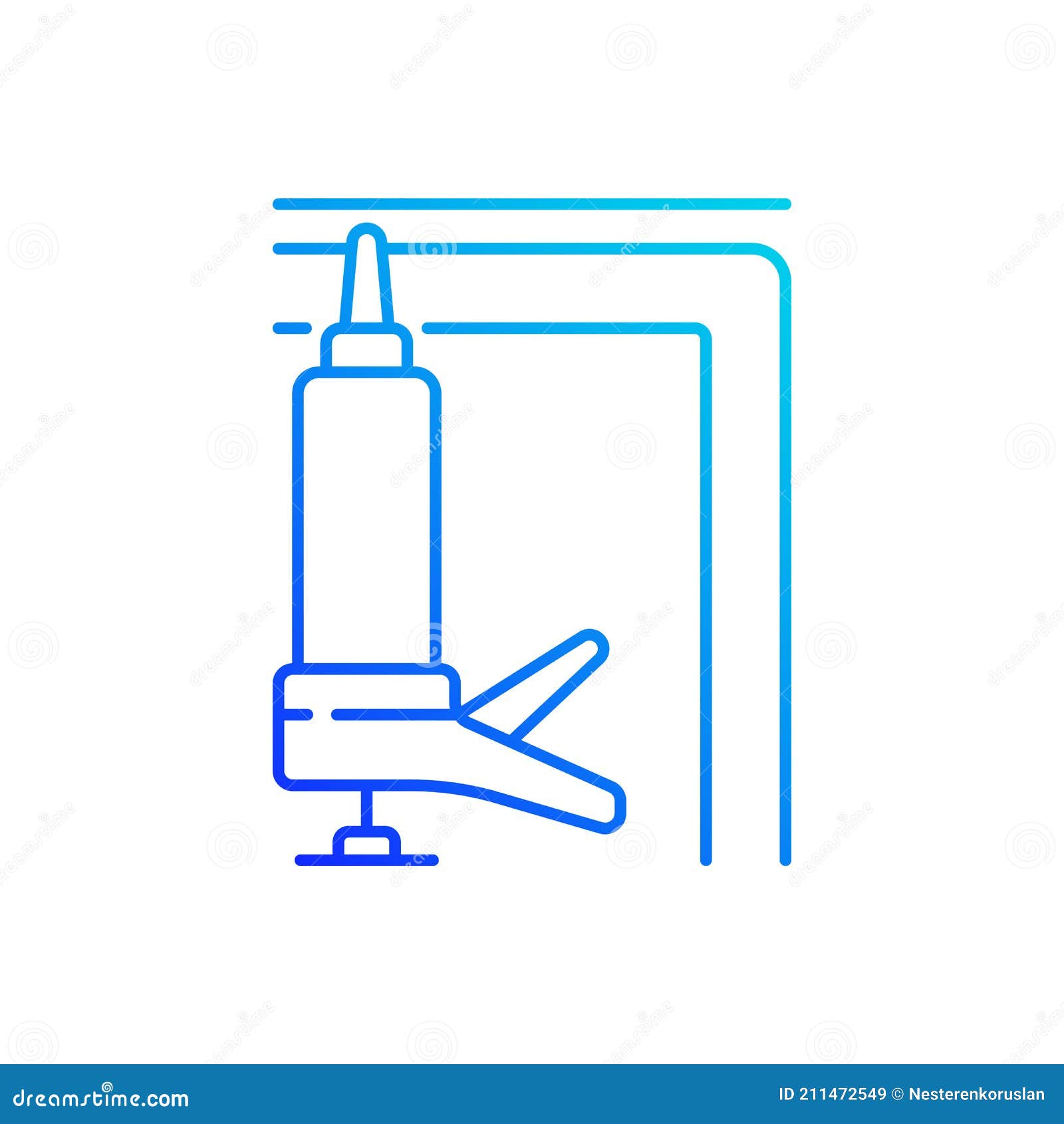 Window Insulation Linear Vector Icon Stock Vector - Illustration of ...