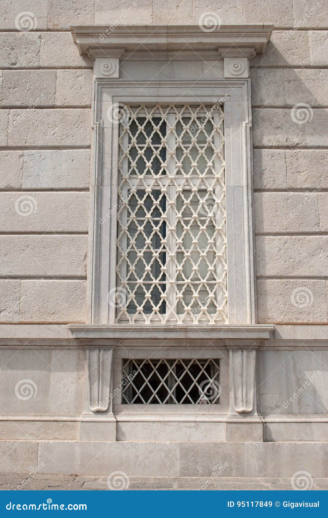 Window with iron bars stock image. Image of ornate, rustic - 95117849