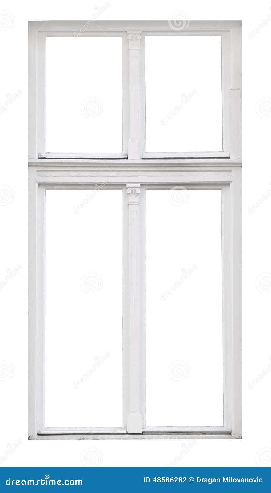 Window isolated on white stock photo. Image of design - 48586282