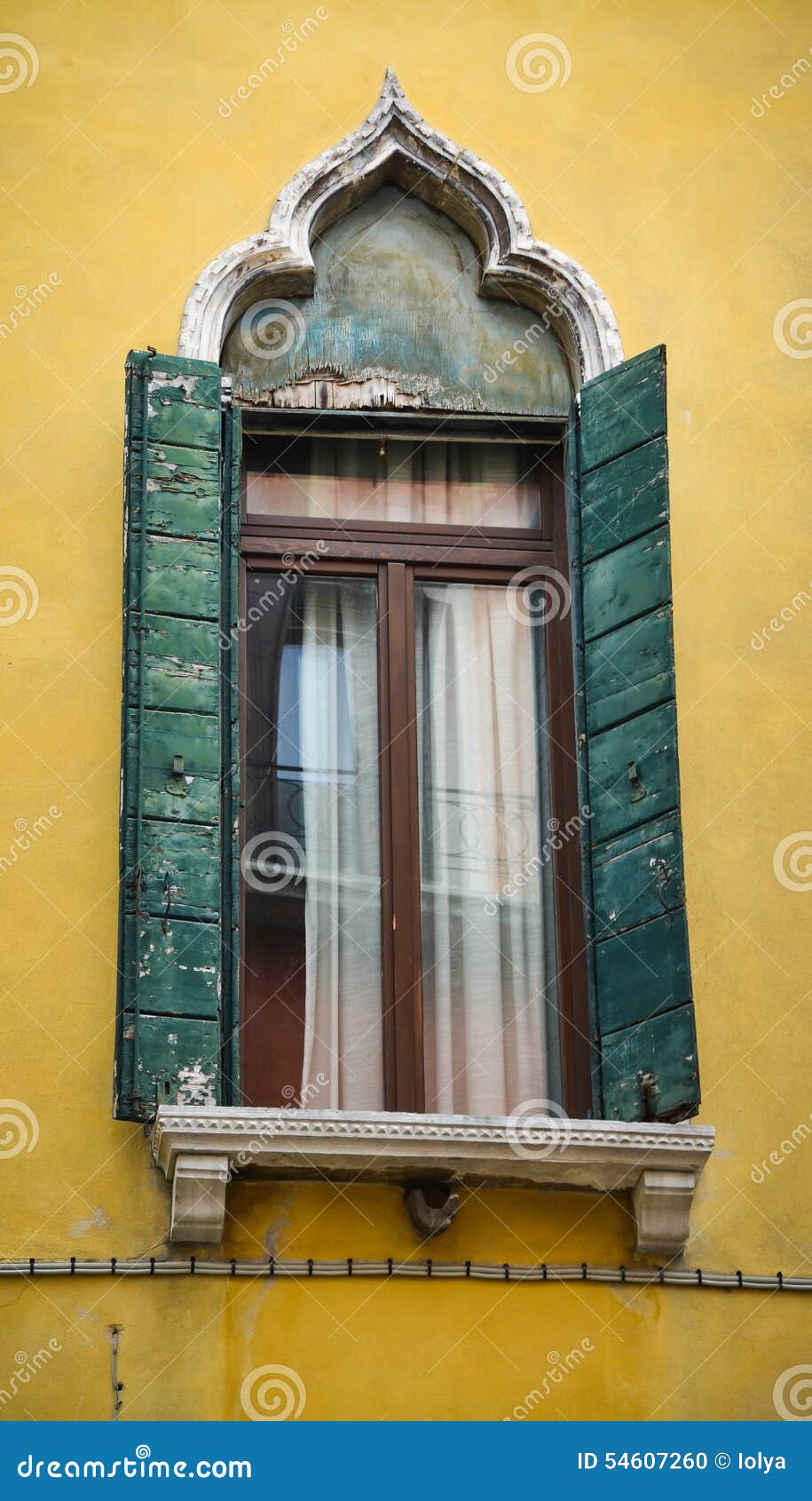 Window in italian style stock photo. Image of shutter - 54607260