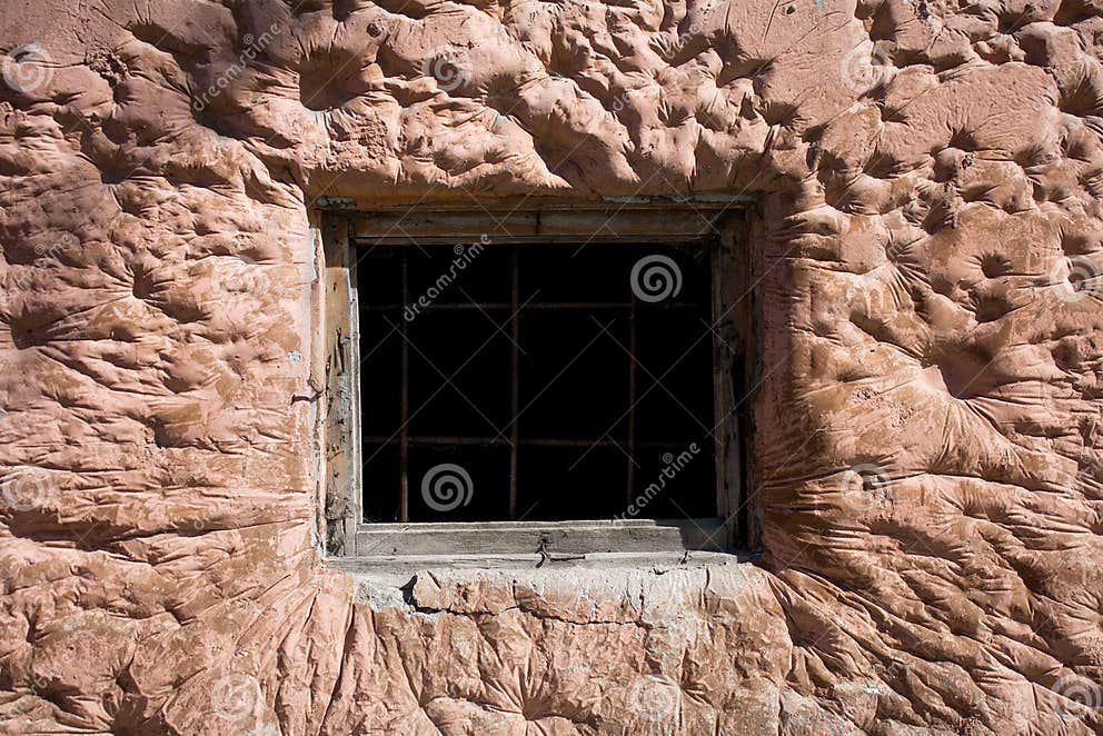 Window of jail stock image. Image of construction, plaster - 31720057