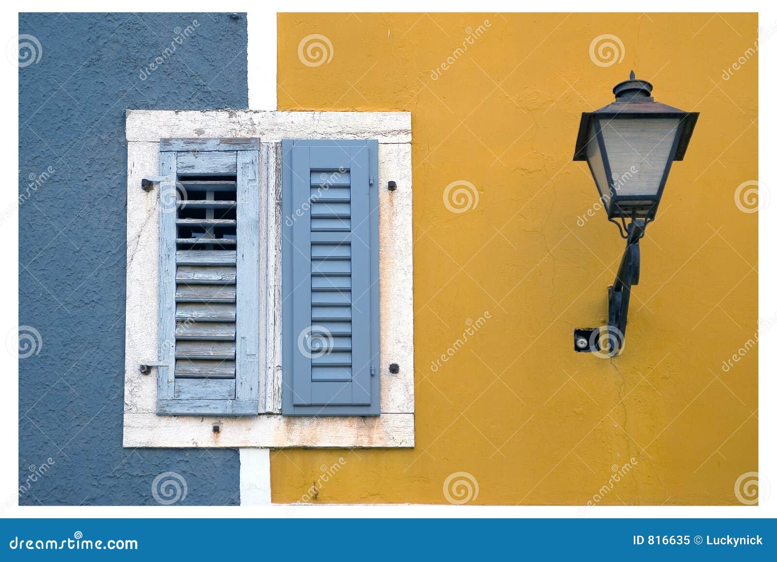 Window and lamp stock image. Image of shutter, outdoor - 816635
