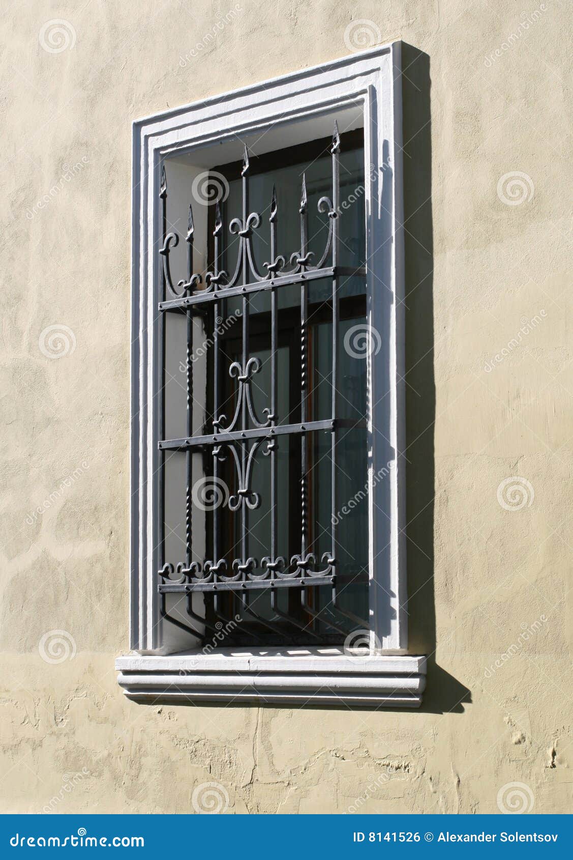 Window with a lattice stock photo. Image of ironwork, decoration - 8141526