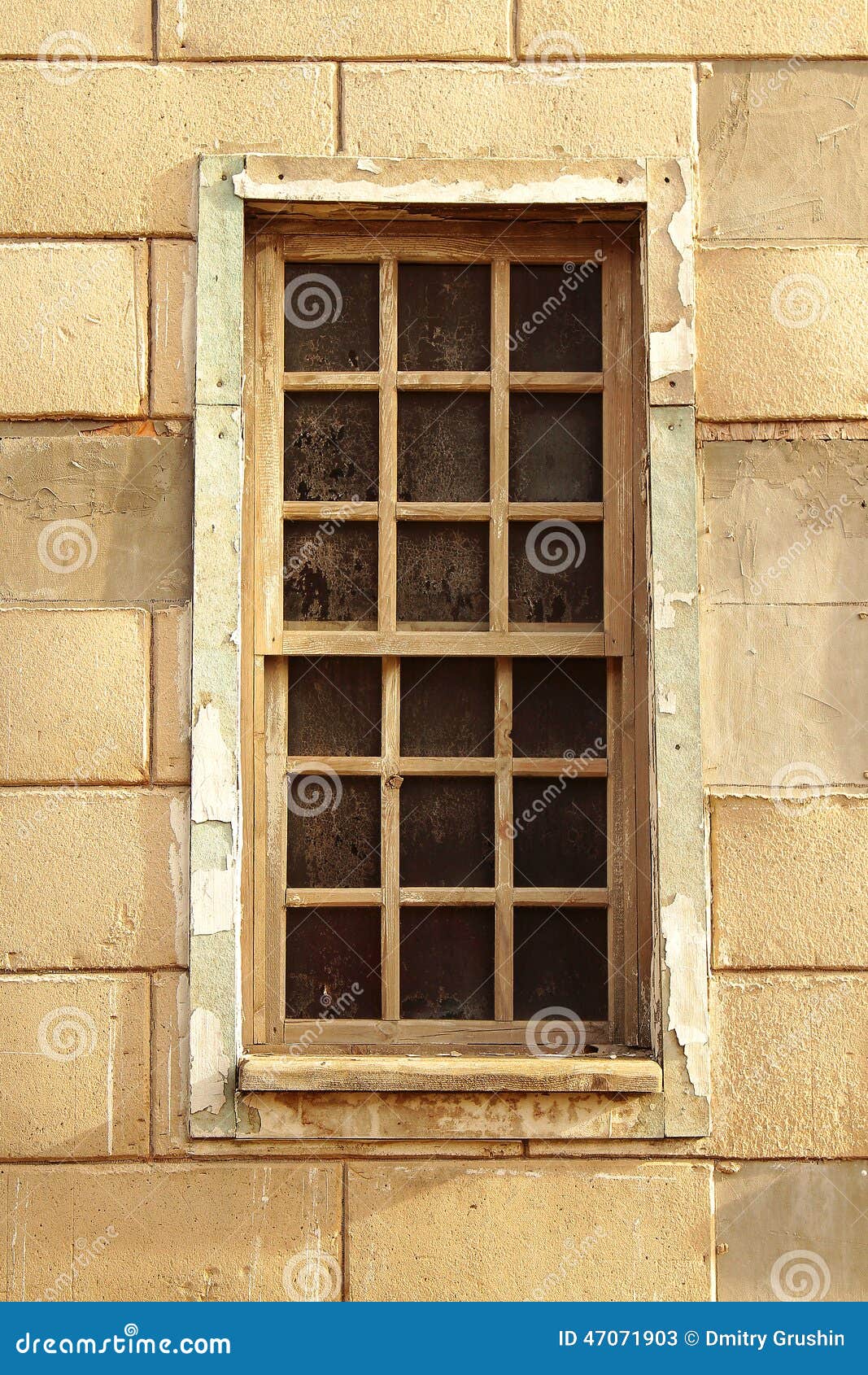 Window with a Lattice Frame Stock Image - Image of casing, residential ...