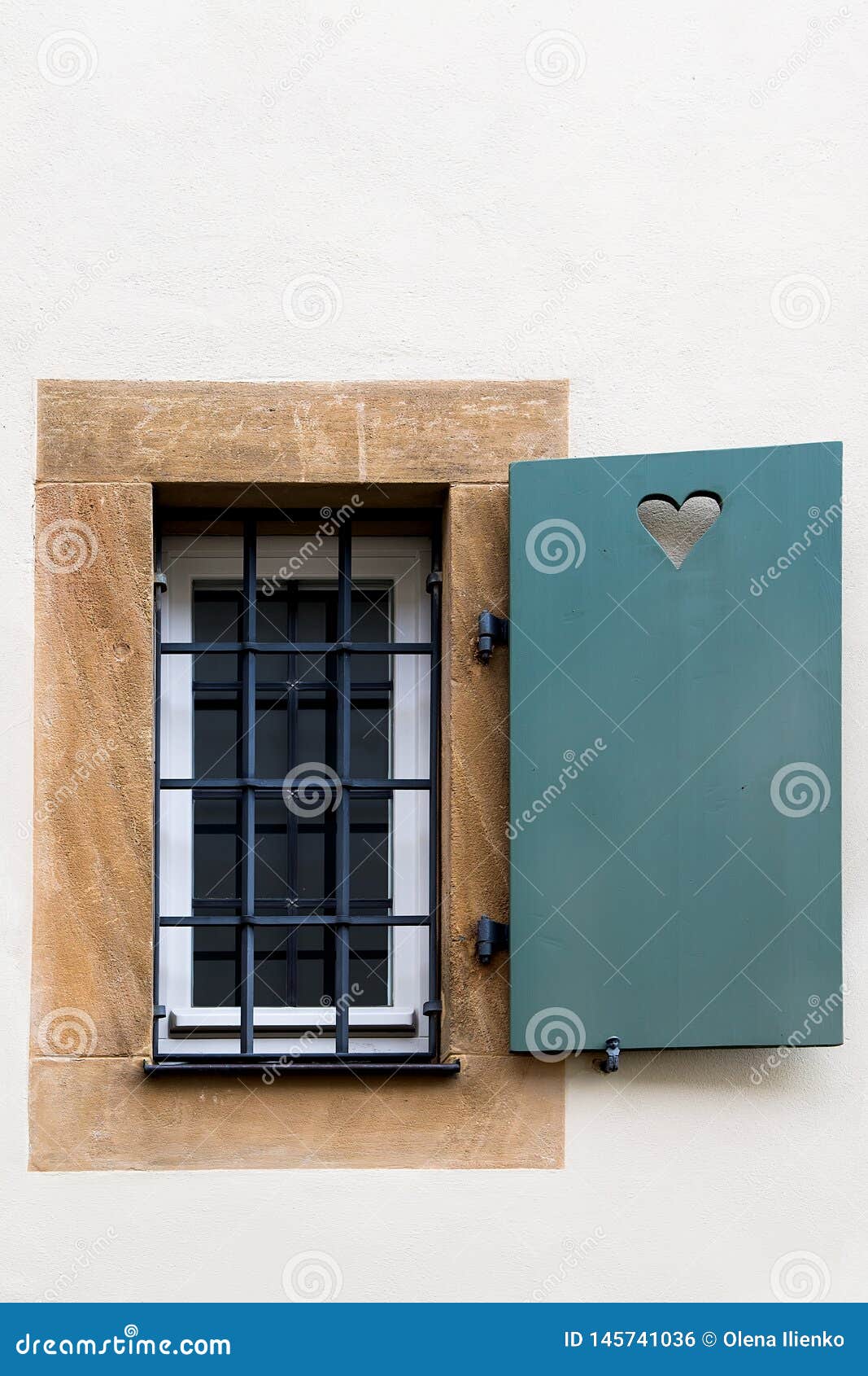 Window with lattice stock photo. Image of home, border - 145741036