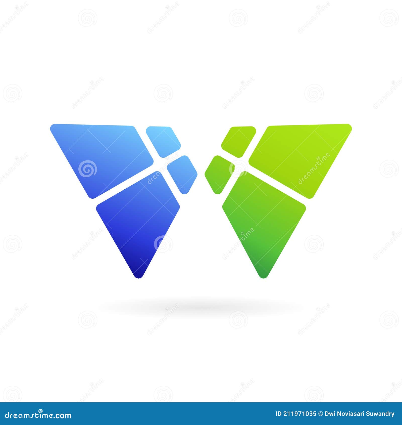 Window Letter W Logo Design Concept Stock Vector - Illustration of ...