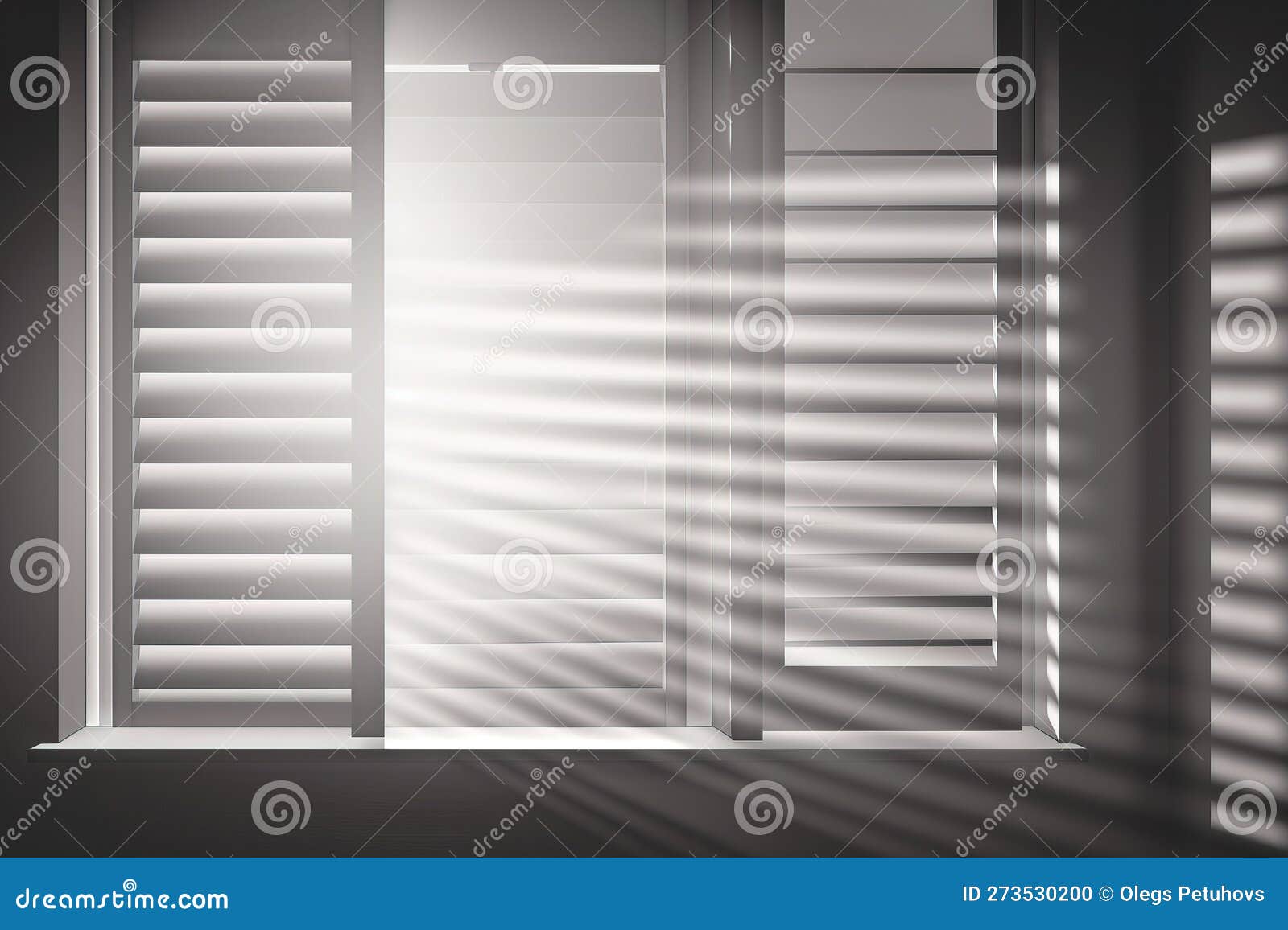 A Window with a Light Coming through it and a Window Sill in Front of ...