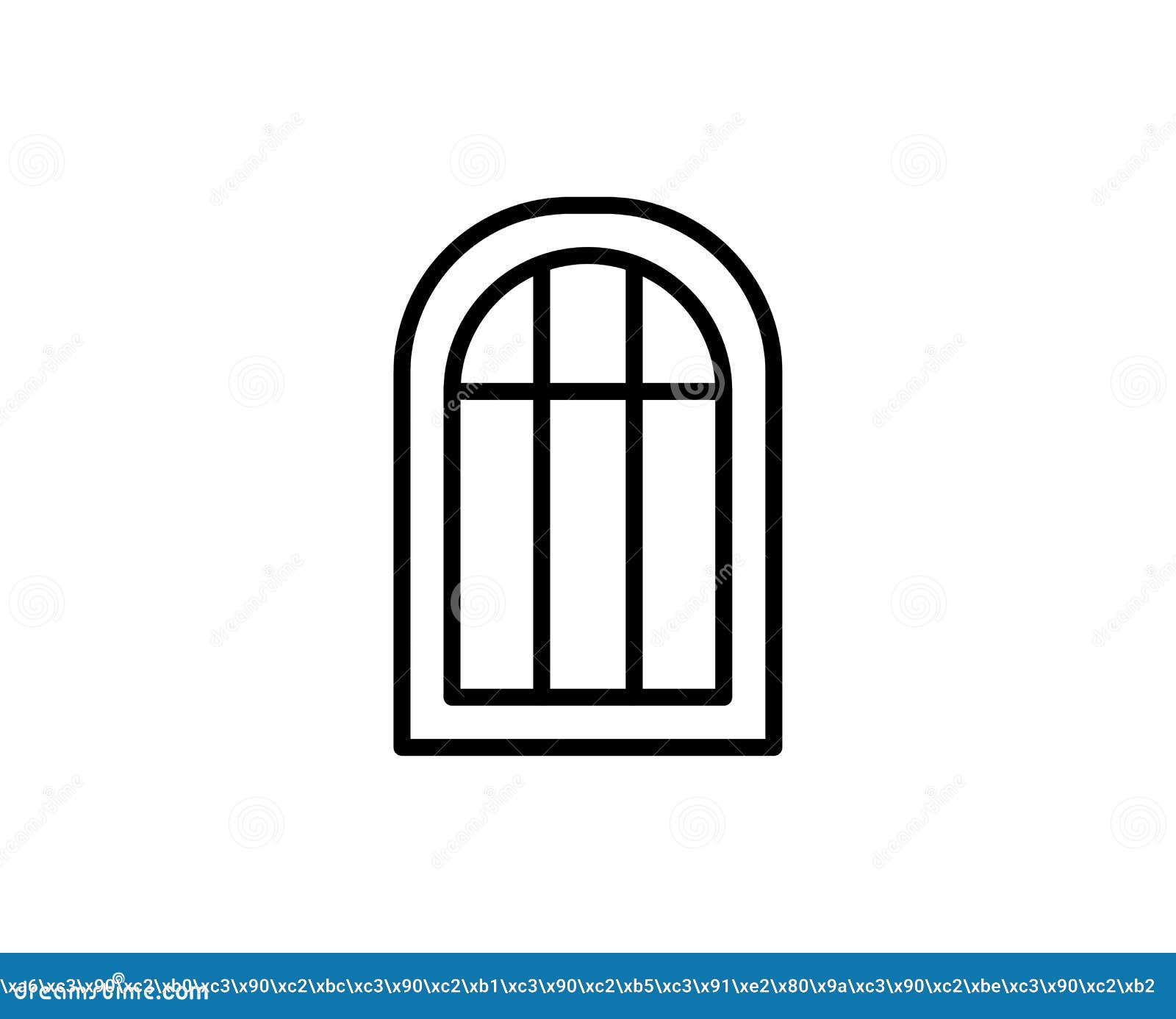 Window line icon stock illustration. Illustration of indoor - 184502792