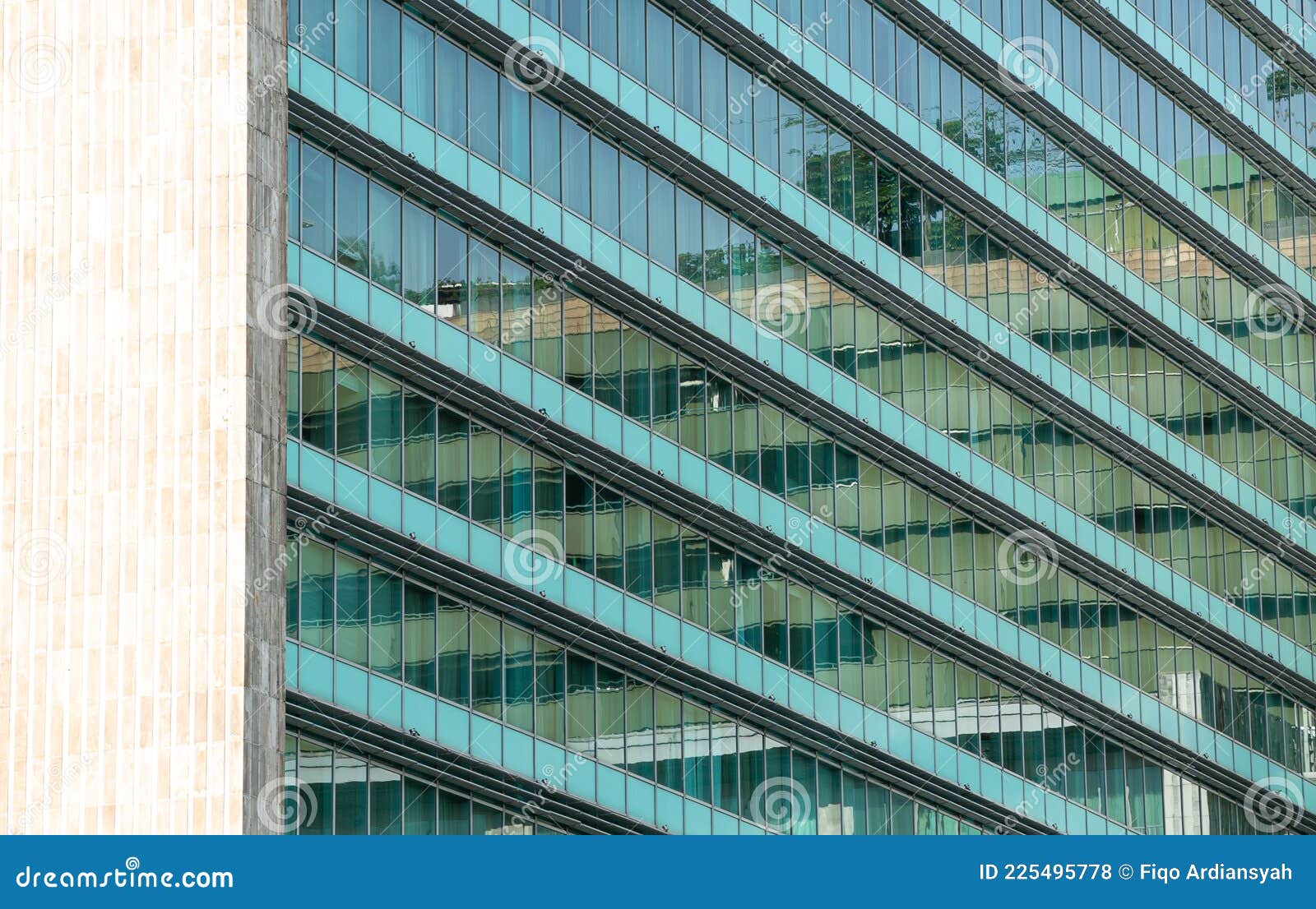 Window Lines Textures of One of the Famous Building in Jakarta Stock ...