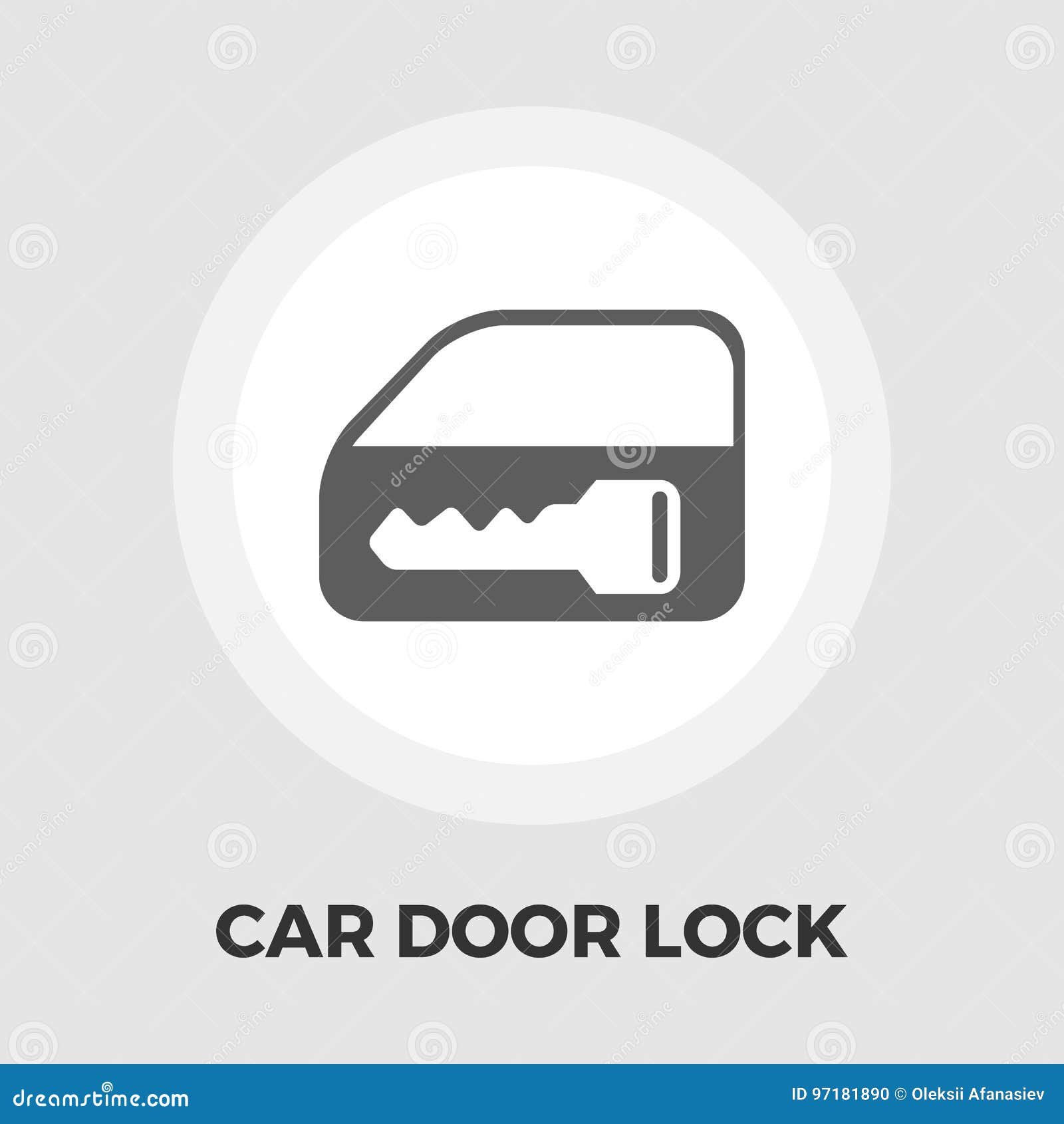 Window lock flat icon stock vector. Illustration of handle - 97181890