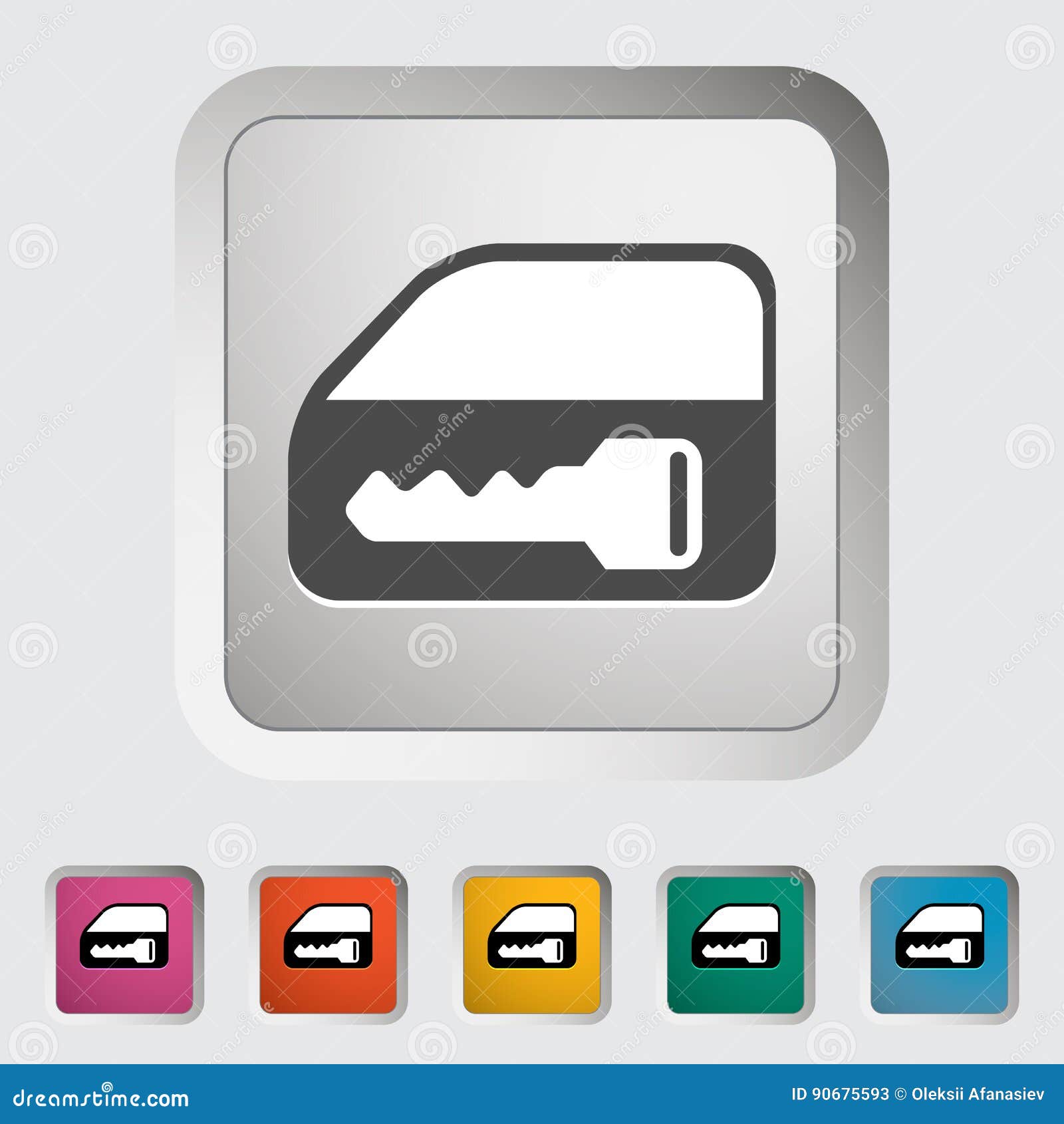 Window lock. stock vector. Illustration of vehicle, door - 90675593