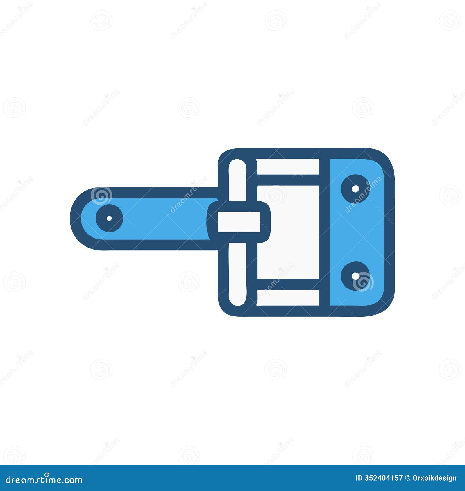 Window Lock Symbol for Safety Stock Illustration - Illustration of ...