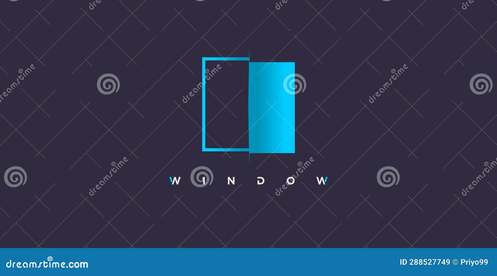 Window Logo Design Vector with Creative Element Concept Premium Vector ...