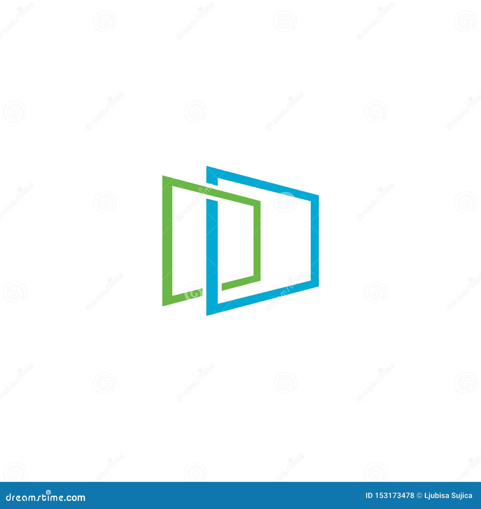 Window Logo Template Vector, Abstract Windows and Glass Vector Business ...