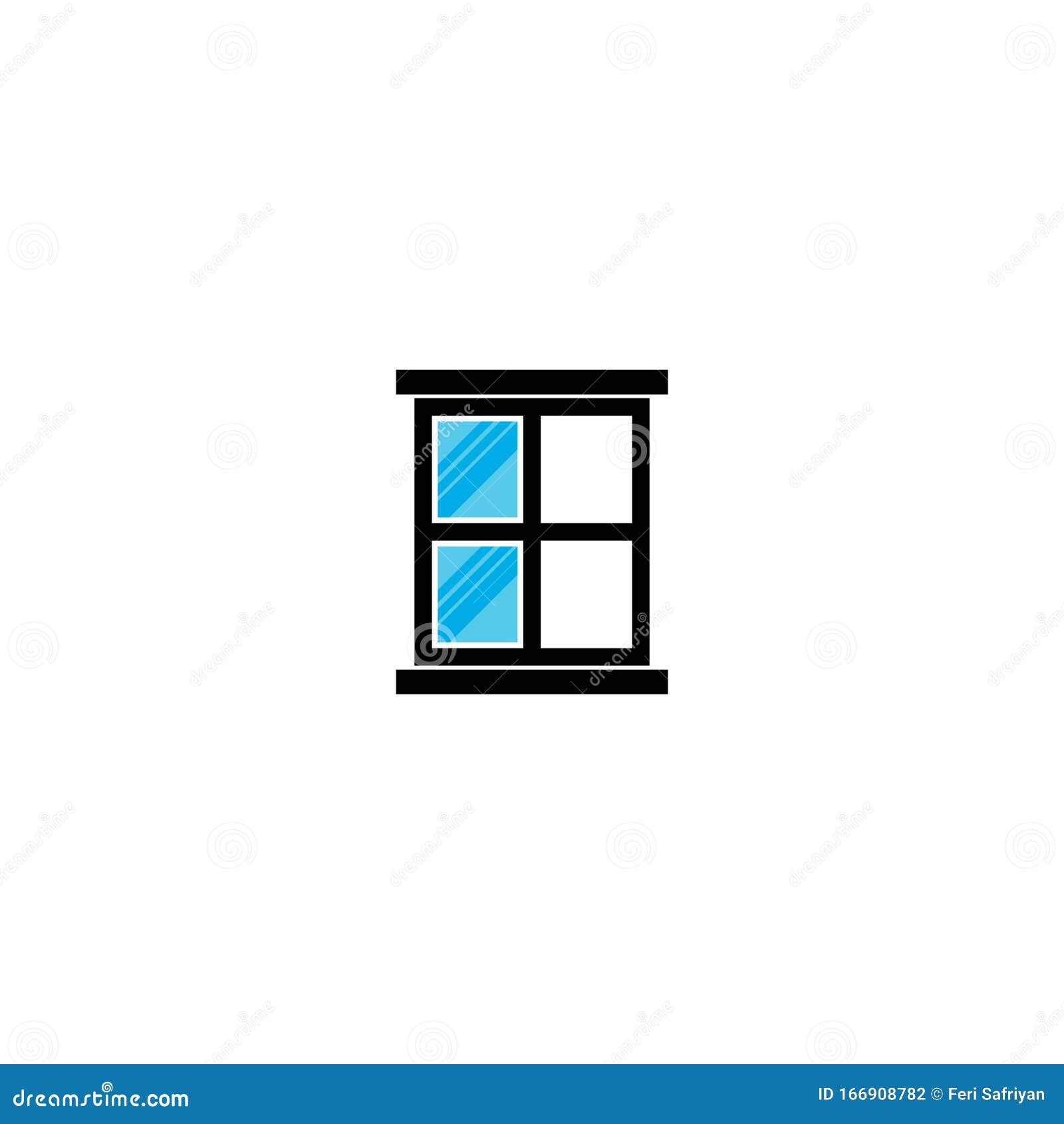 Window Logo Template Vector Stock Vector - Illustration of element ...