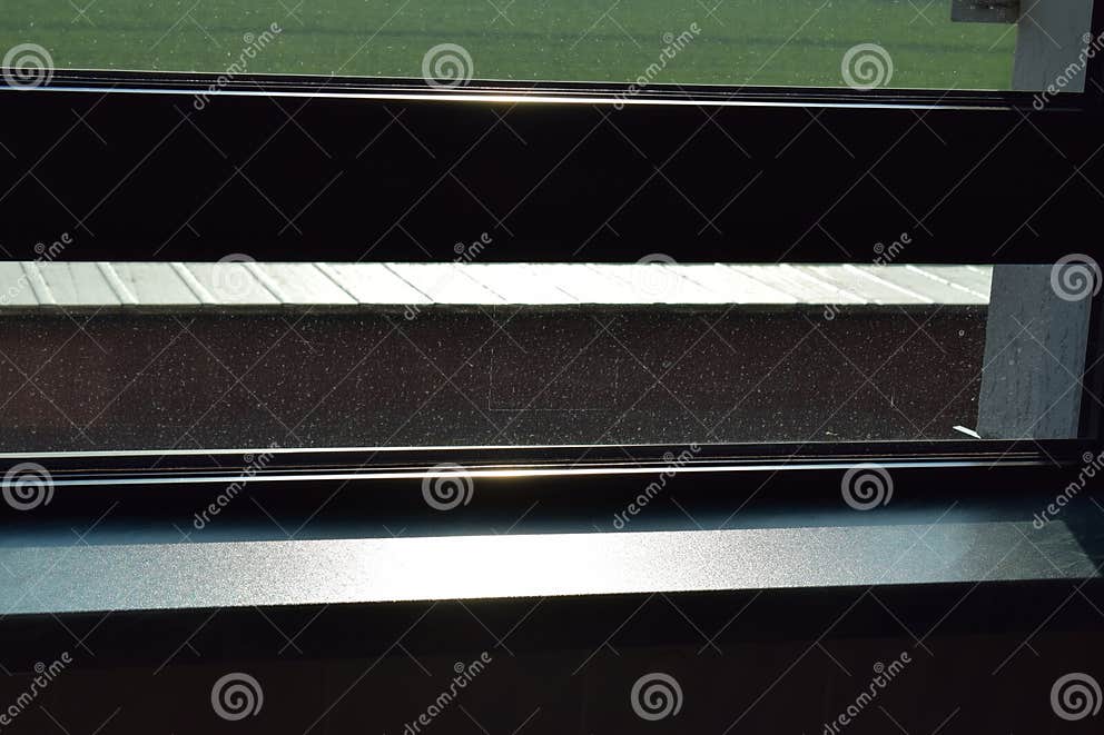 Reflected Sun on the Window Stock Photo - Image of line, green: 351804914