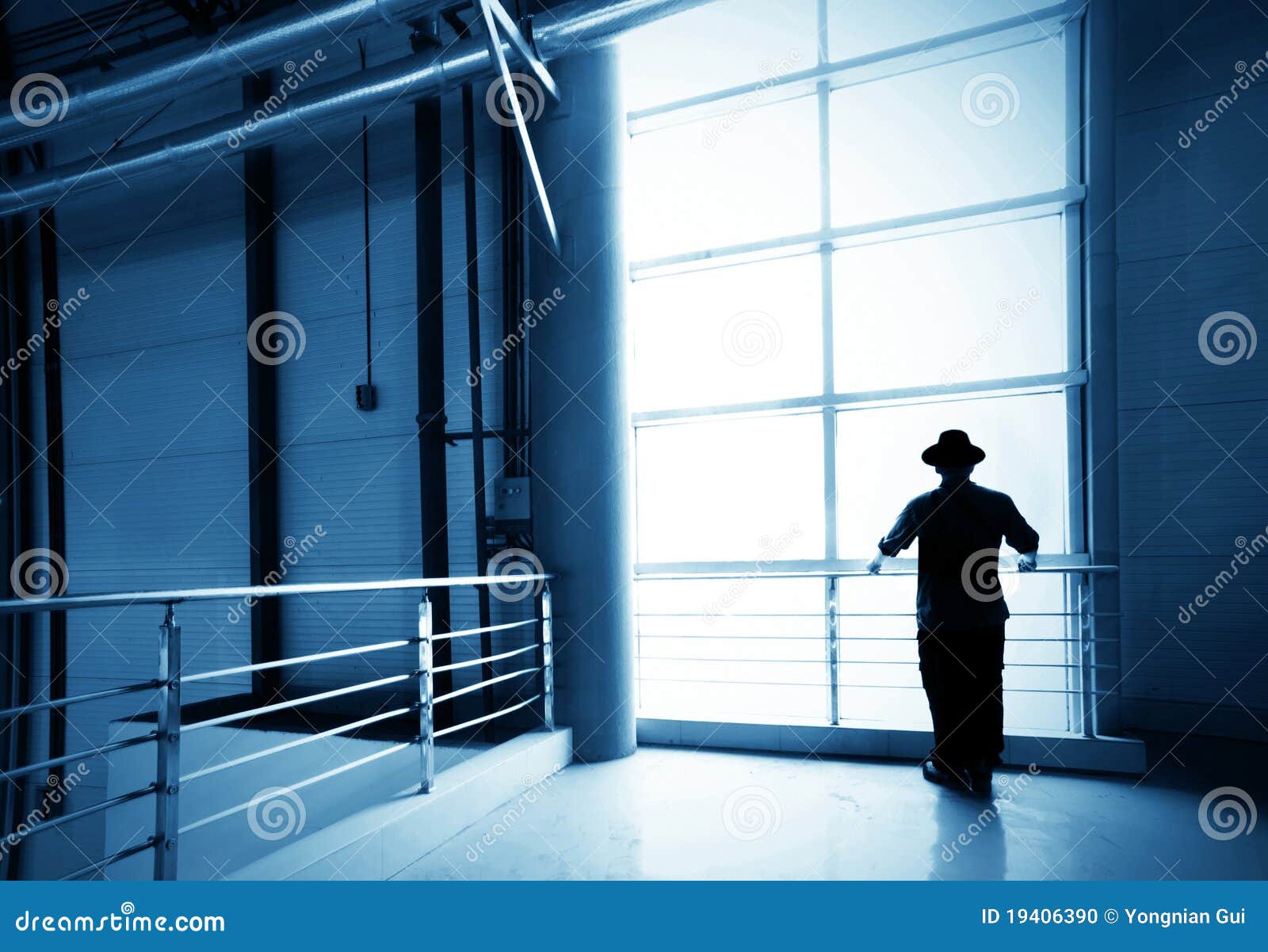 Window man stock photo. Image of barrier, metal, upstairs - 19406390