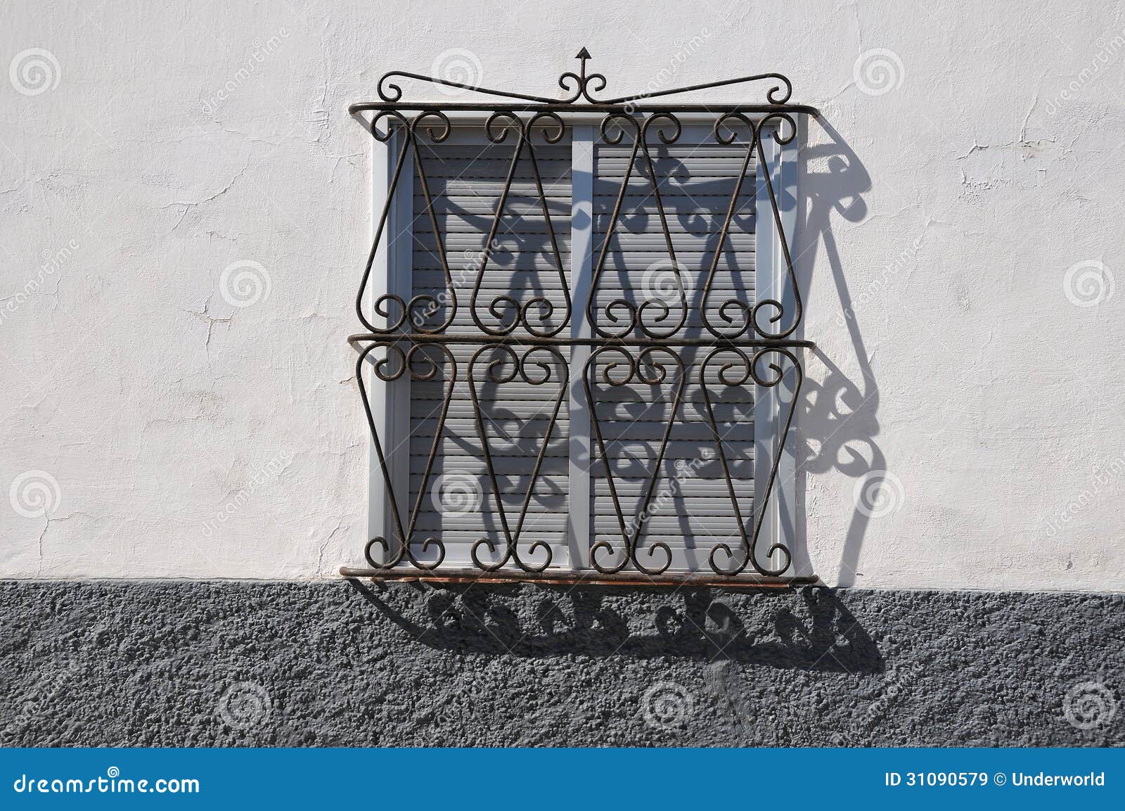 Window with metal grate stock image. Image of frame, array - 31090579