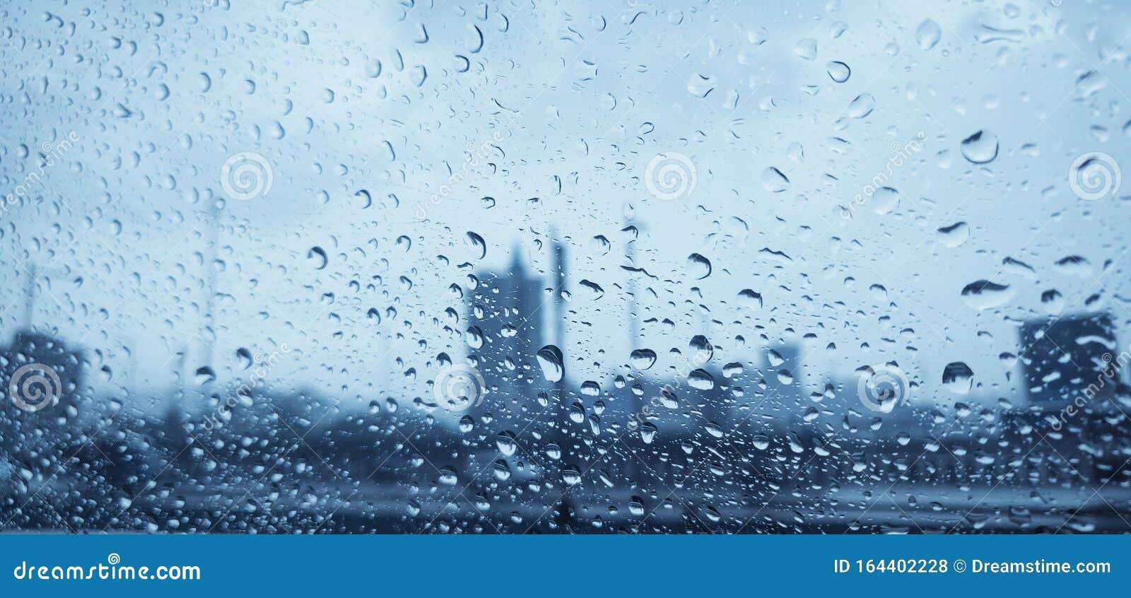 Window Monsoon Rains stock photo. Image of rains, blue - 164402228