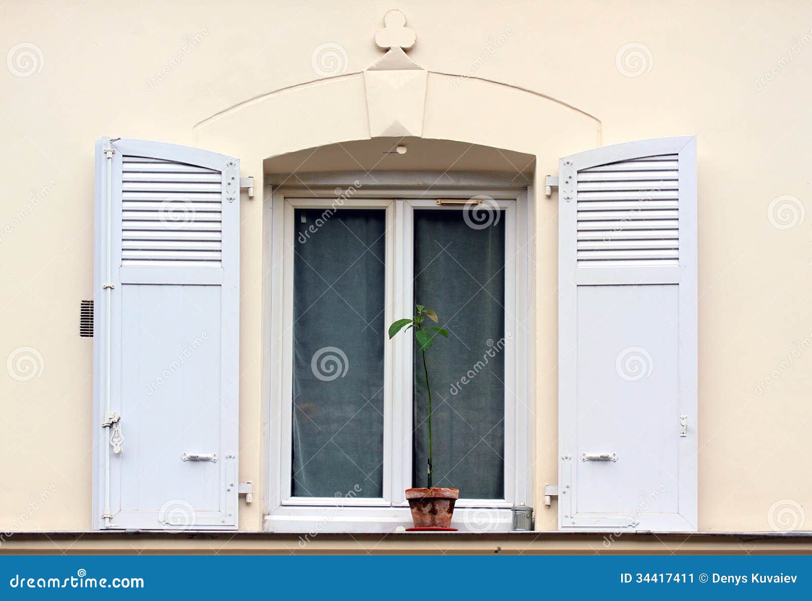 Window on Montmartre, Paris. Stock Image - Image of france, design ...