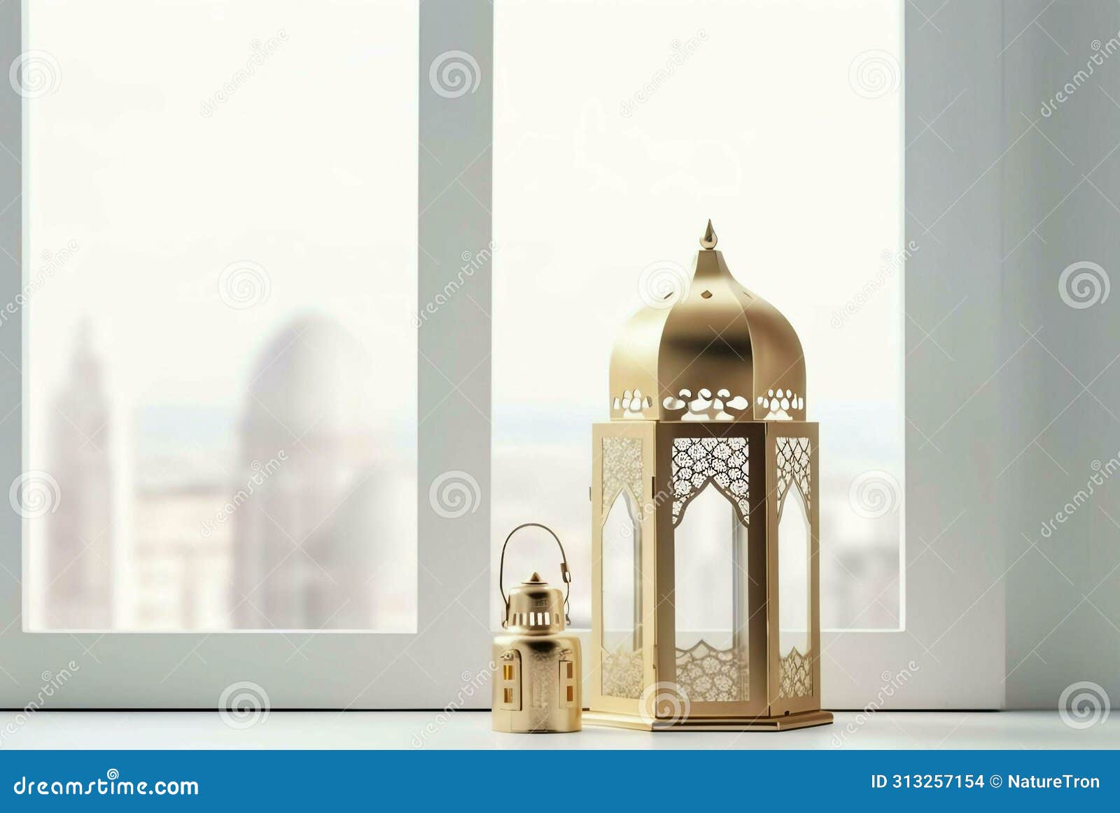 Window in Mosque Window of Mosque Stock Illustration - Illustration of ...