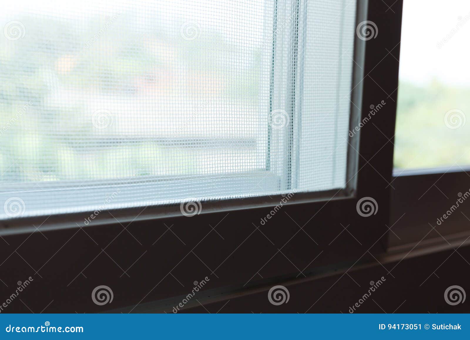 Window Mosquito Wire Screen Stock Image - Image of plastic, protection ...