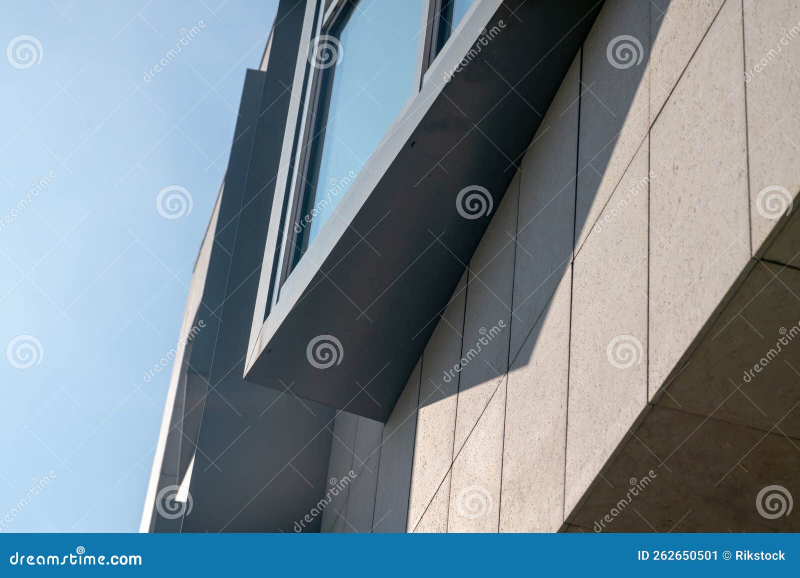 Window and Mullion on a Contemporary Modern Building. Stock Image ...