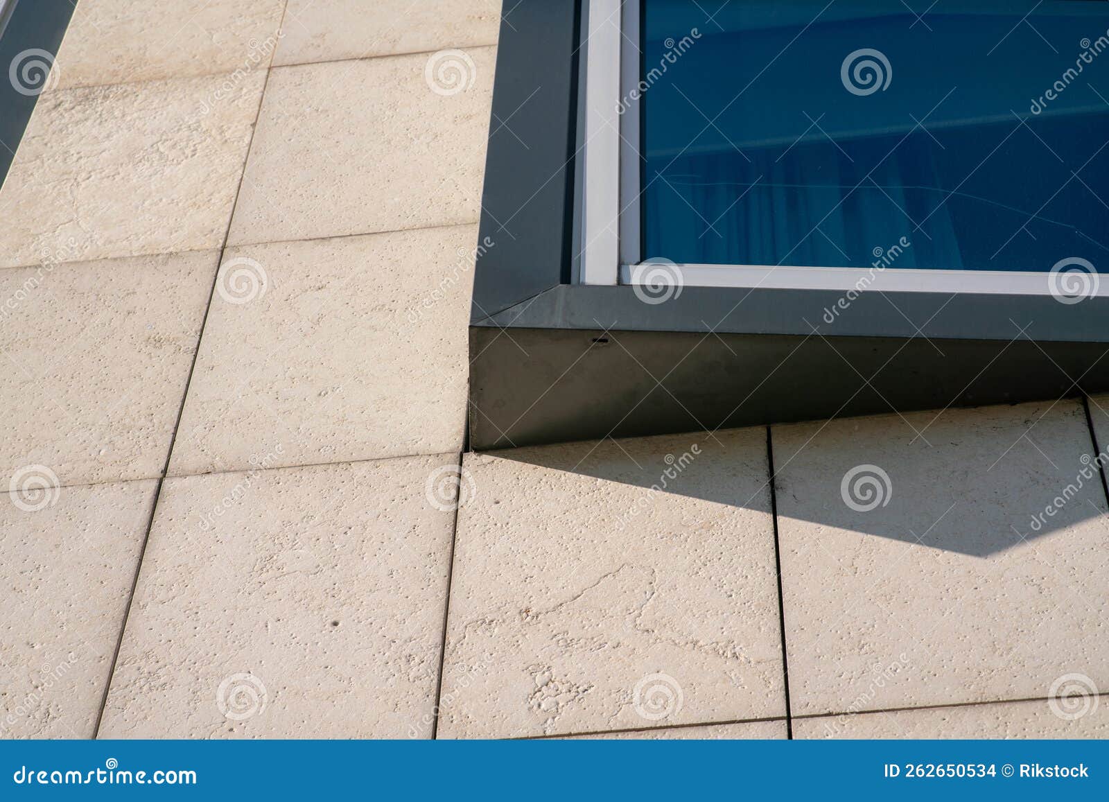 Window and Mullion on a Contemporary Modern Building. the Details of ...
