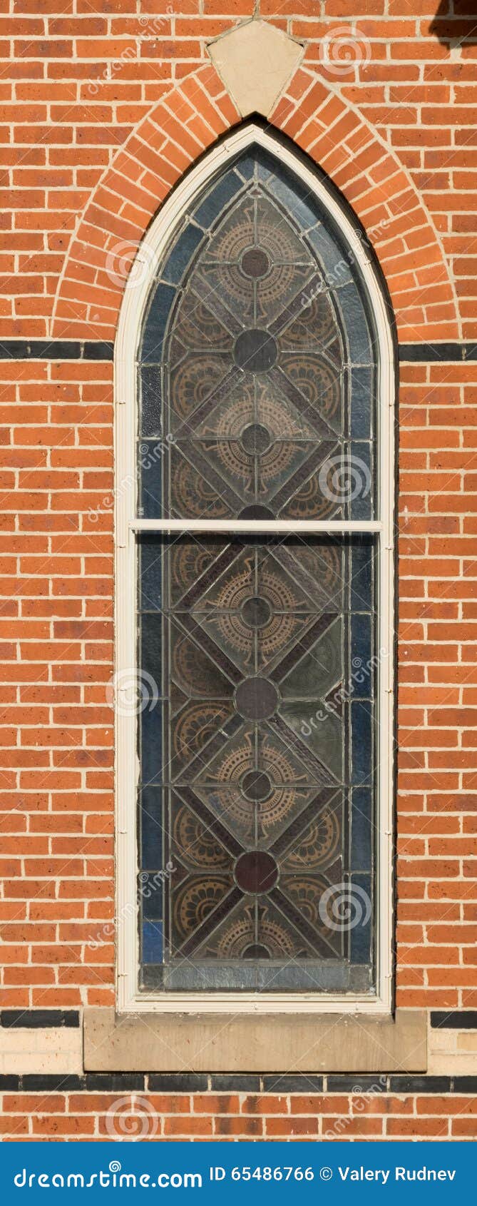 Window in Neo-Gothic style stock photo. Image of construction - 65486766