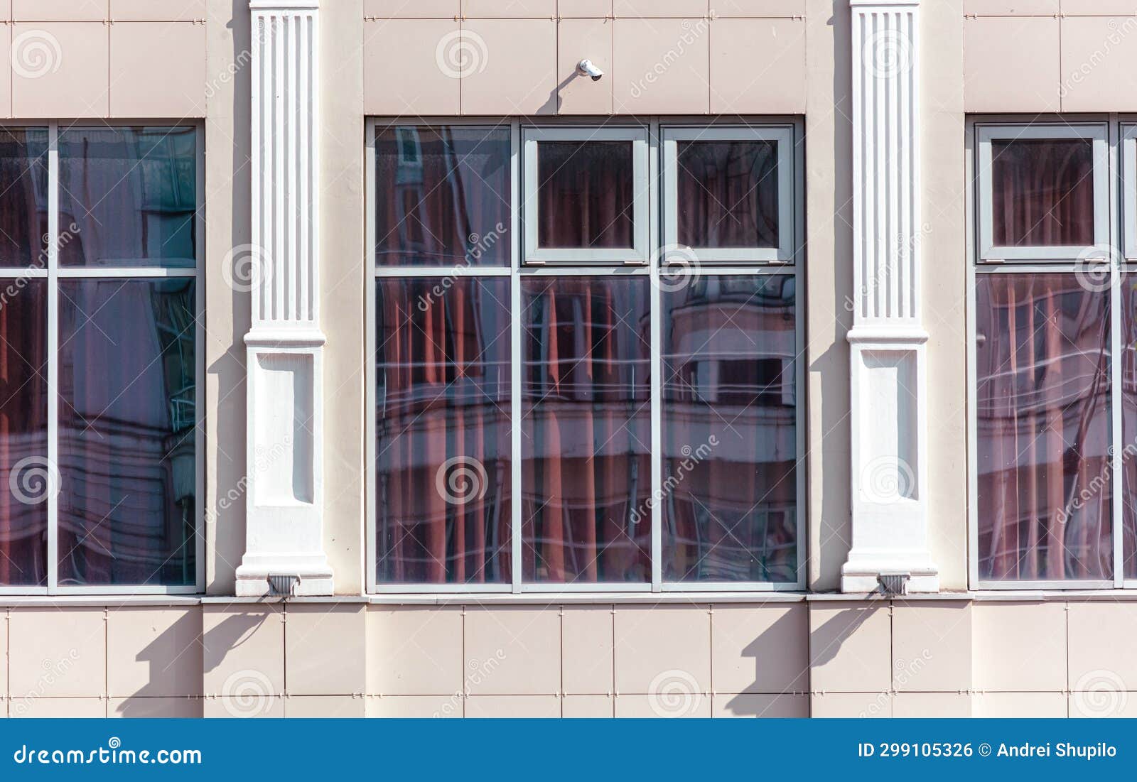 Window in a New Building As a Background Stock Photo - Image of ...