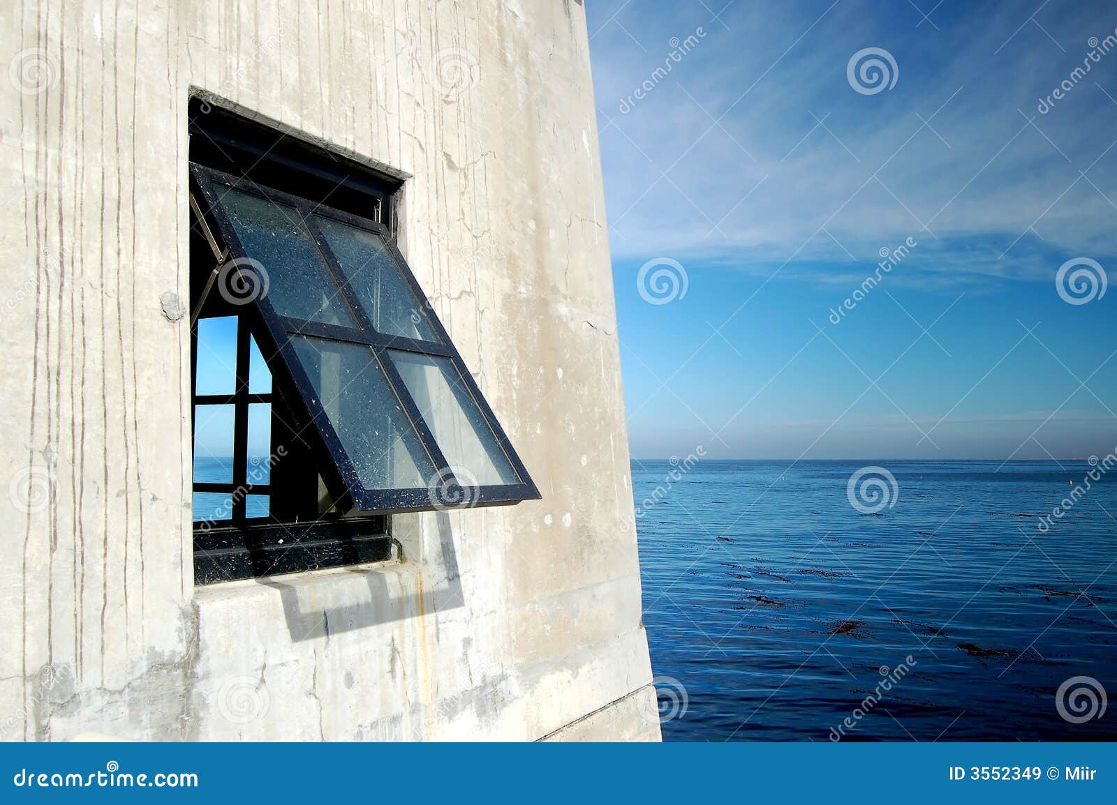 Window Ocean View stock image. Image of weathered, fresh - 3552349