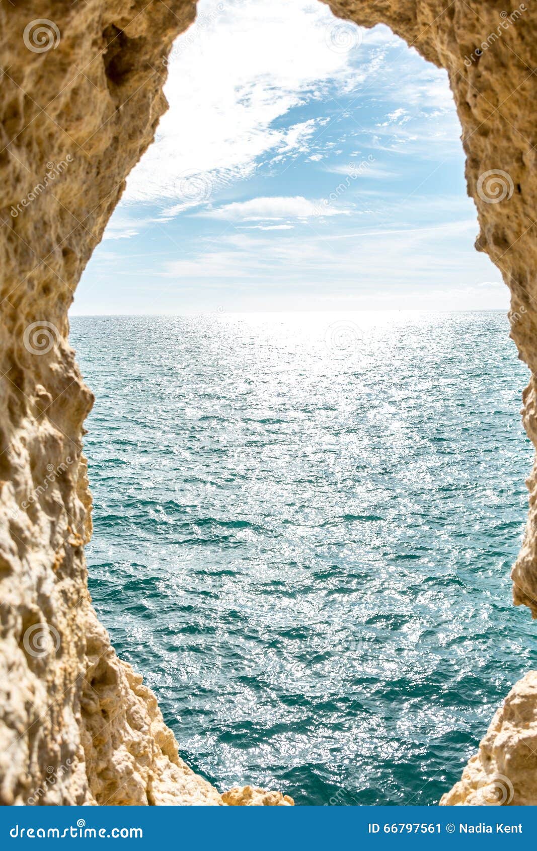 Window with Ocean Waterfront View Stock Image - Image of ocean ...