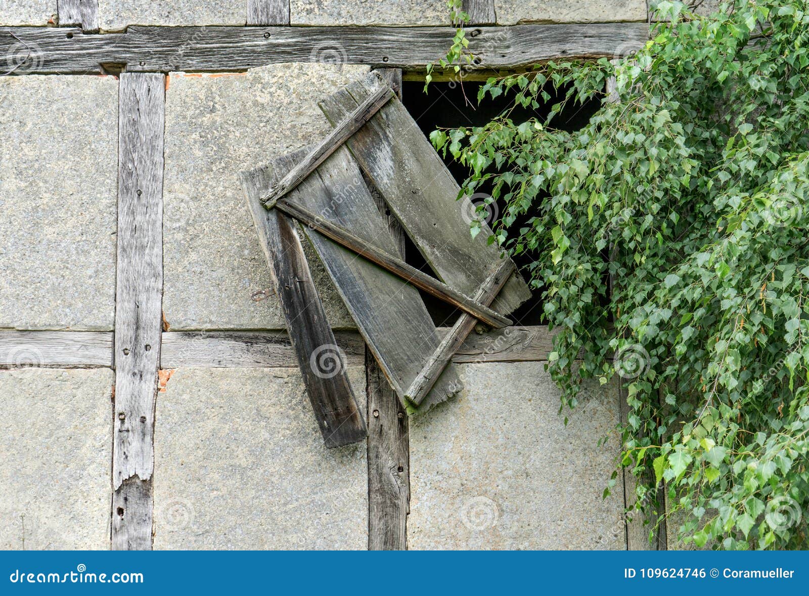 Old window hatch stock photo. Image of timbered, facade - 109624746