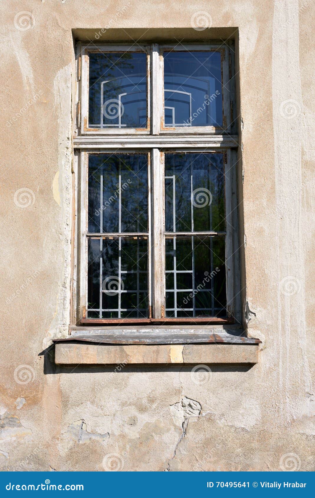Window of old brick house stock image. Image of frame - 70495641