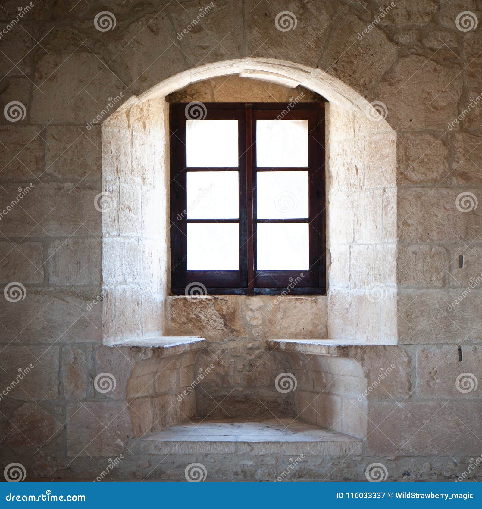 Window in an old stock image. Image of medieval, history - 116033337