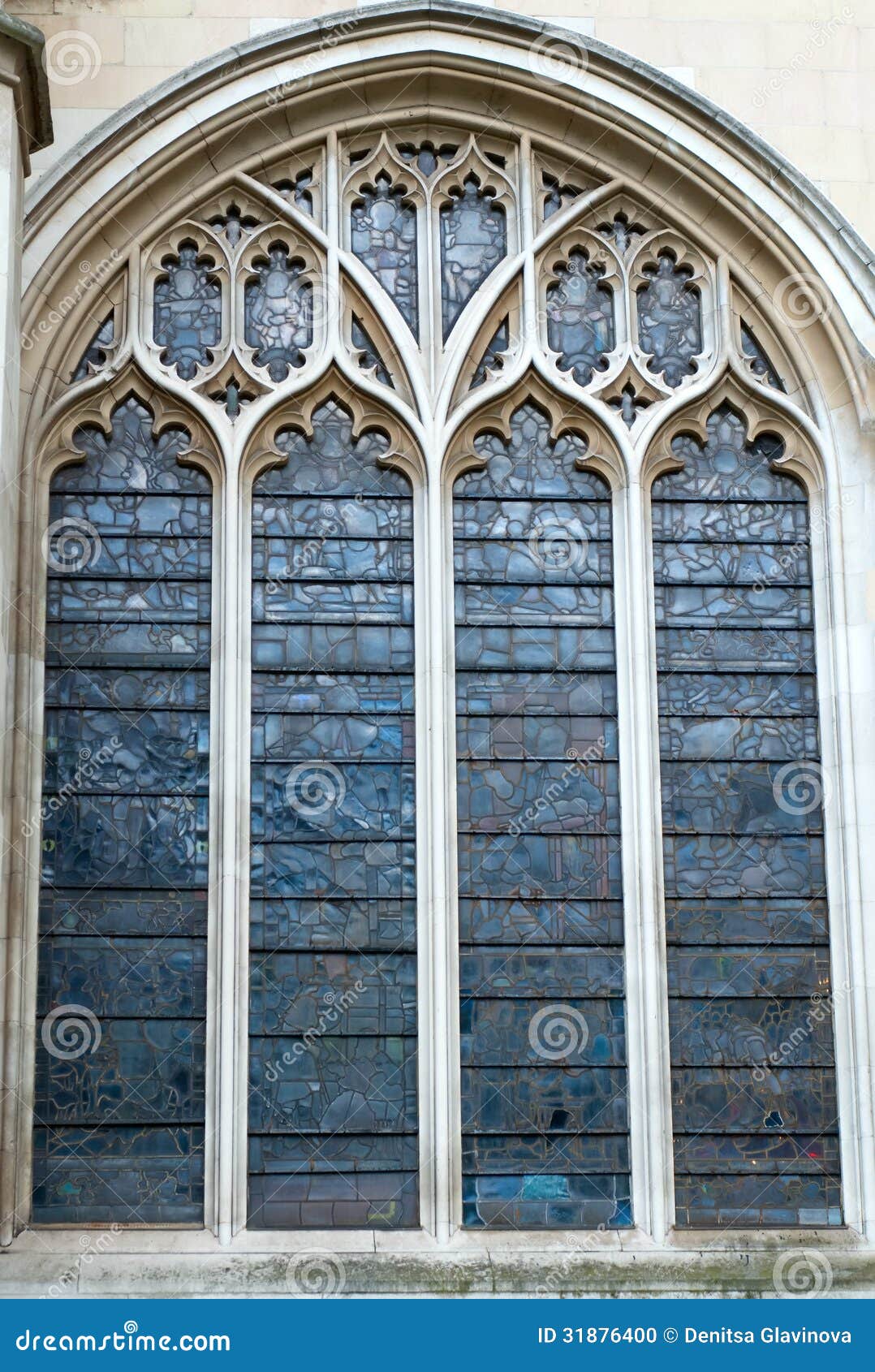 Window on Old Catholic Church Stock Photo - Image of texture, outside ...