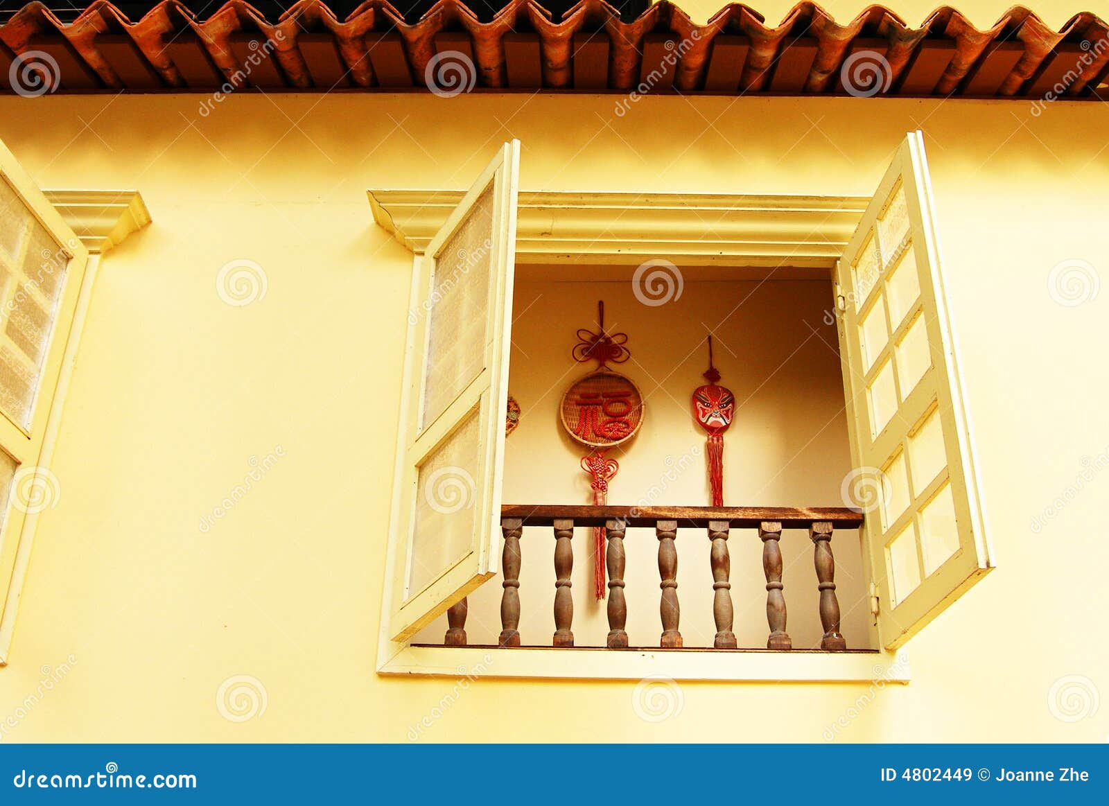 Window of an Old Chinese Shop House Stock Image - Image of antique ...