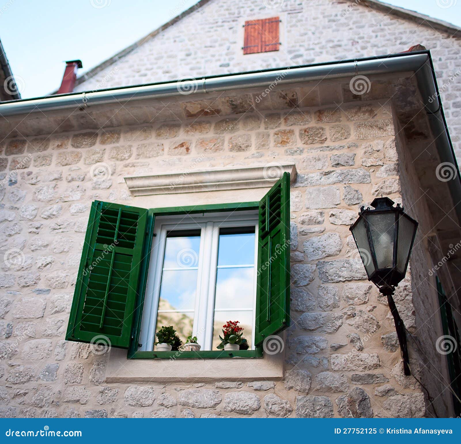 Window in old city stock image. Image of decoration, construction ...