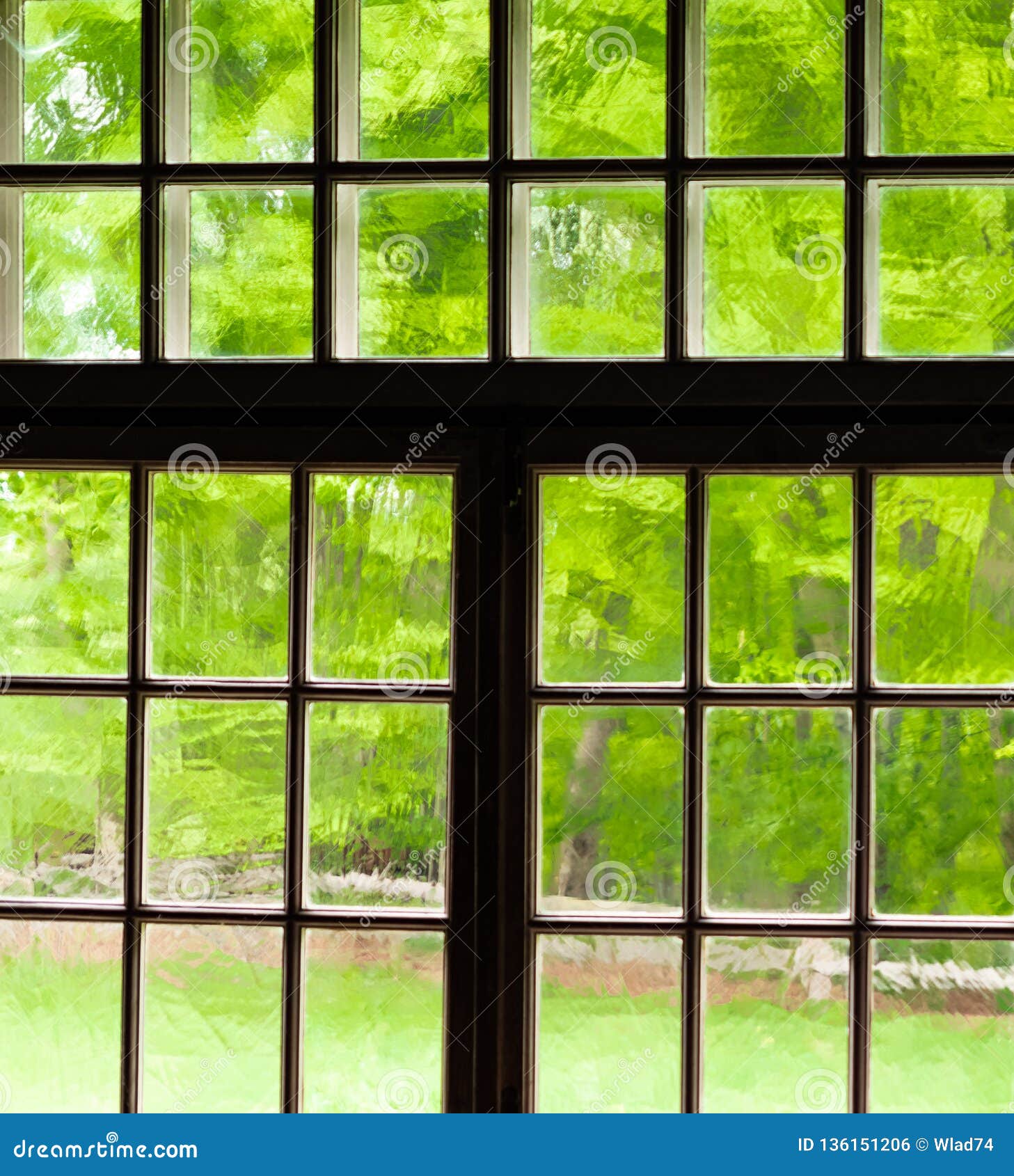 The Window of an Old Farmhouse, Inside Stock Photo - Image of light ...