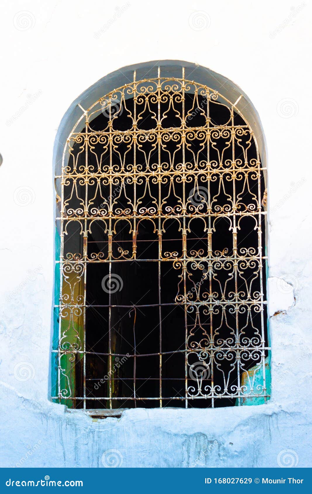 Window in an Old Moroccan City Stock Image - Image of decoration, town ...