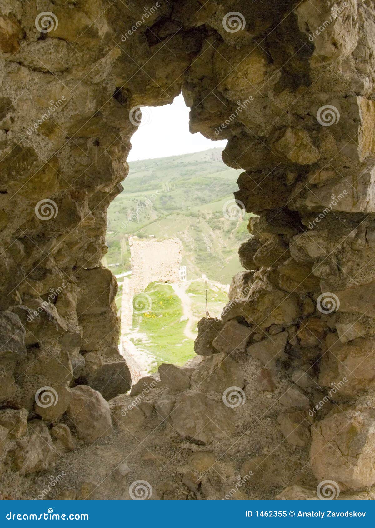 Window in an Old Stone Fortress Stock Image - Image of antiquity ...