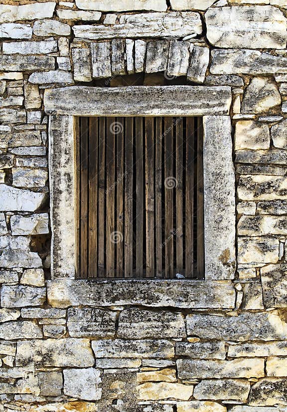 Window of an Old Stone House Stock Photo - Image of safe, timber: 27940146