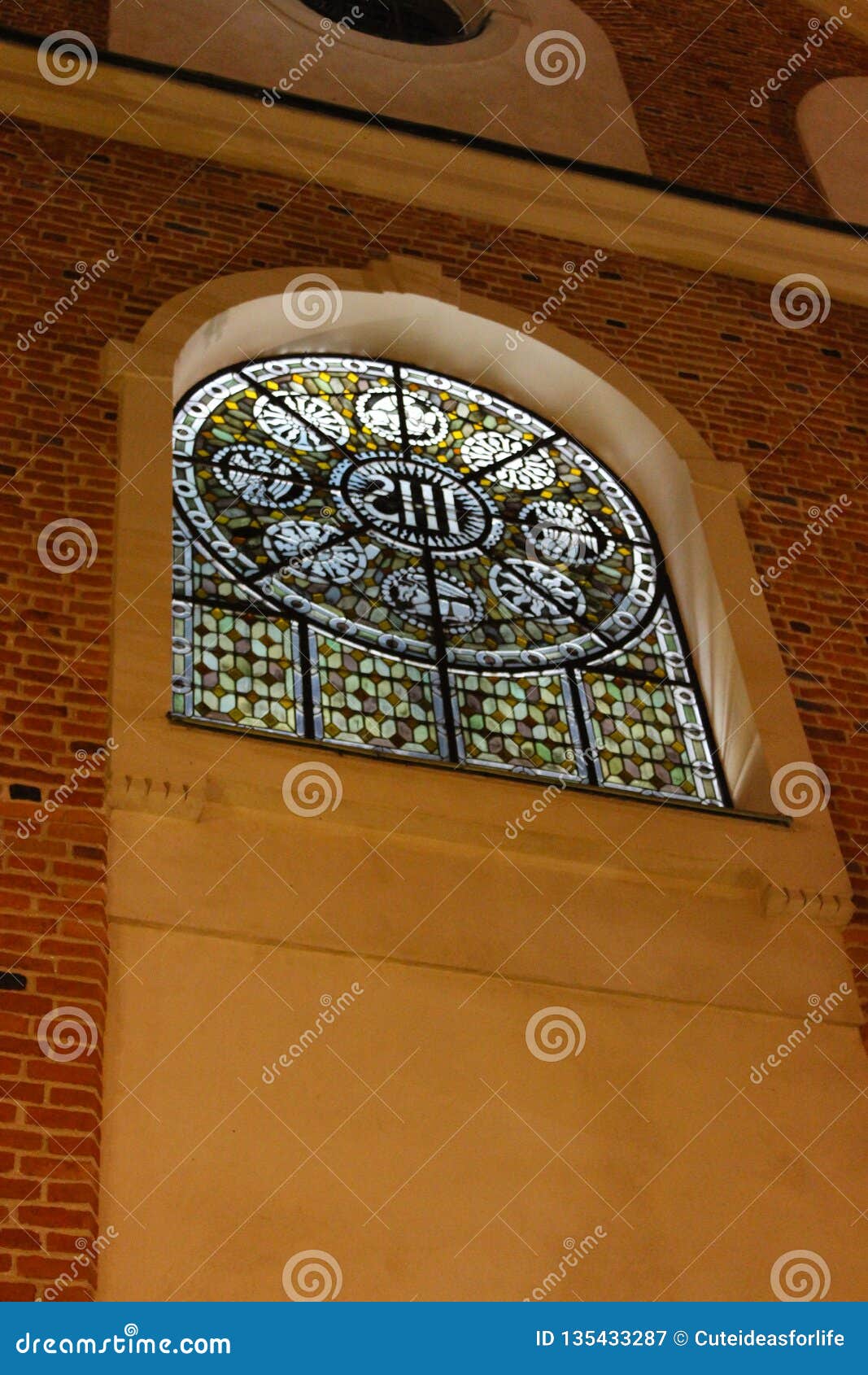 Window of the old temple stock image. Image of medieval - 135433287