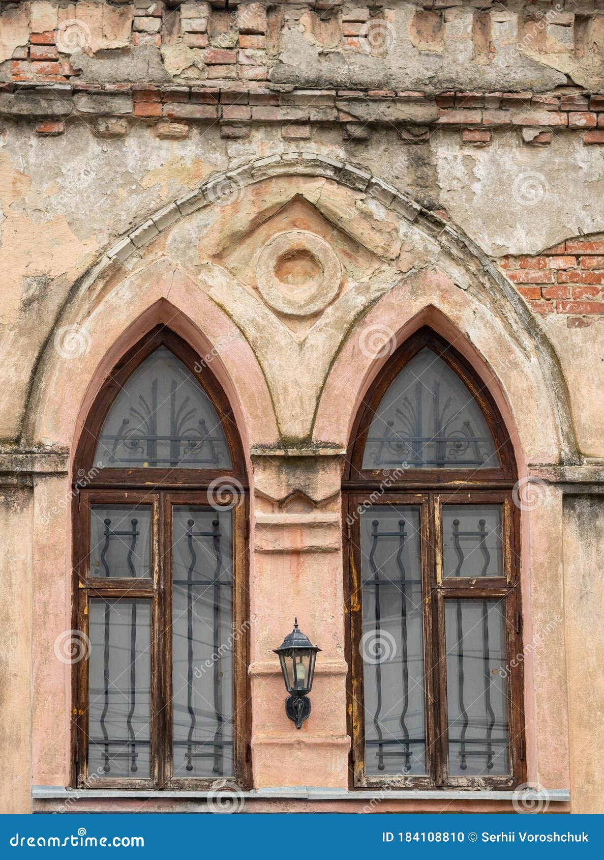 Window of an Old Unrestored House in Poor Condition Stock Photo - Image ...