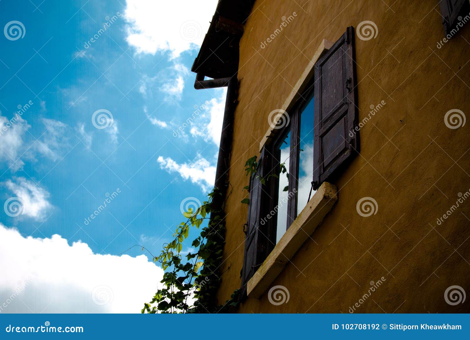 Window on old wall stock photo. Image of rustic, abstract - 102708192