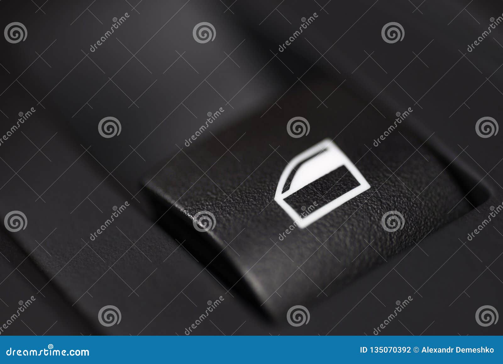 Window Open Close Control Button in Car. Stock Photo - Image of ...