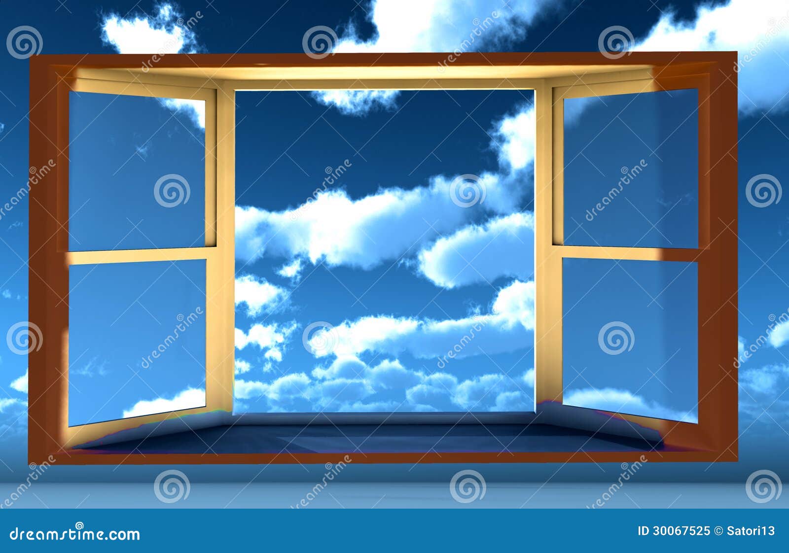 Window of opportunity stock illustration. Illustration of indoors ...