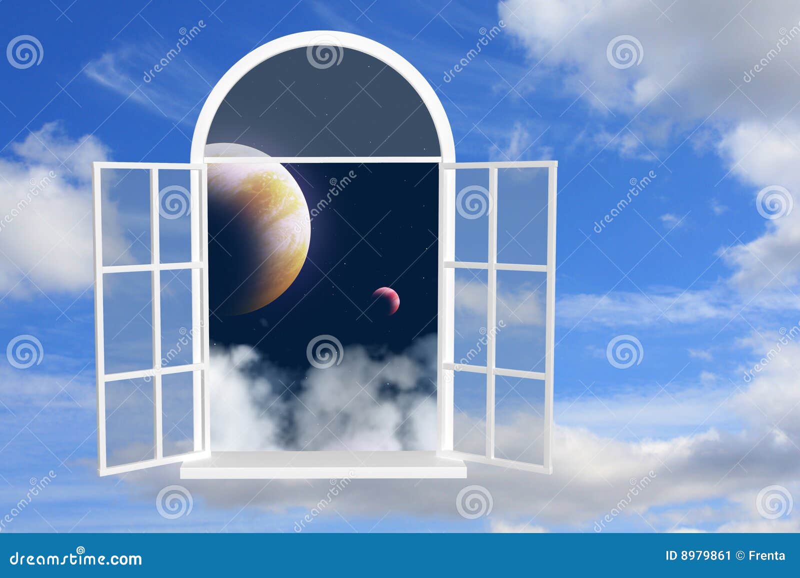 Window in other galaxy stock image. Image of clear, house - 8979861