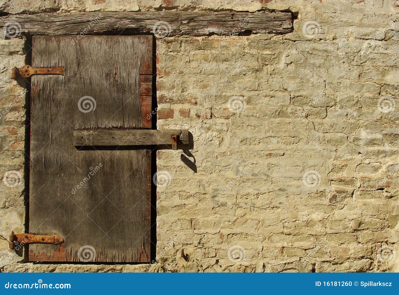 Window with Padlock in Brick Wall Stock Photo - Image of style ...